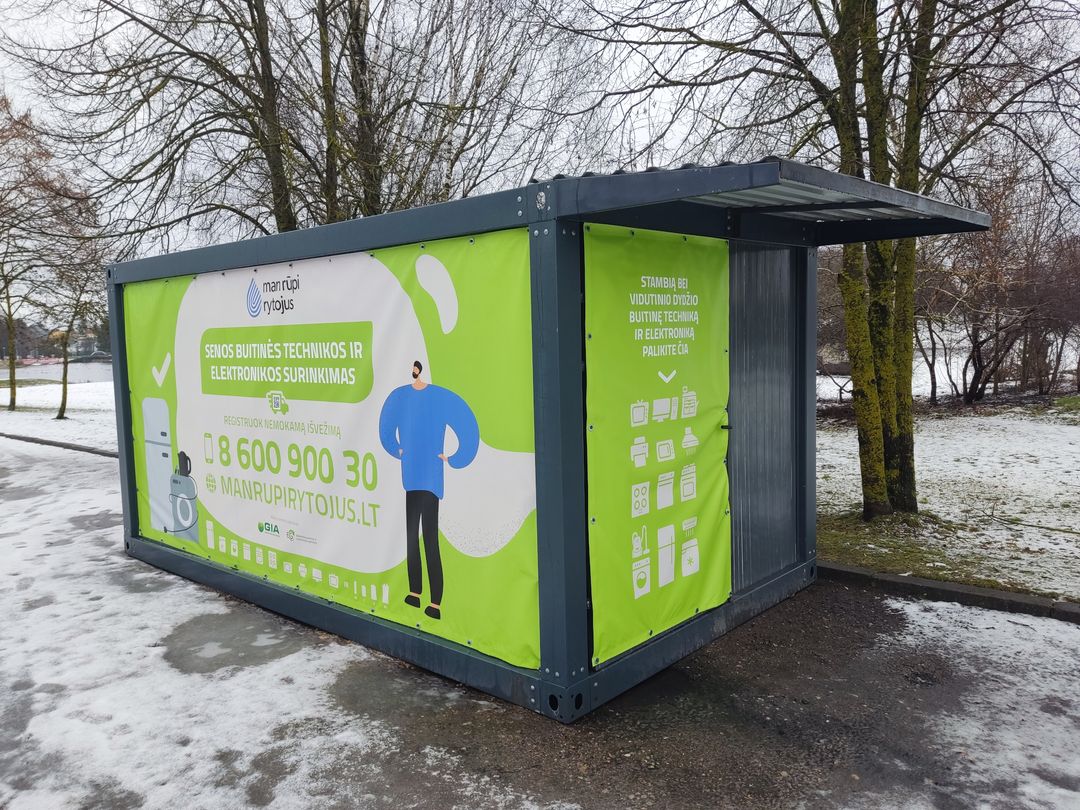 Naujas atliekų surinkimo punktas - Kelmiškiams